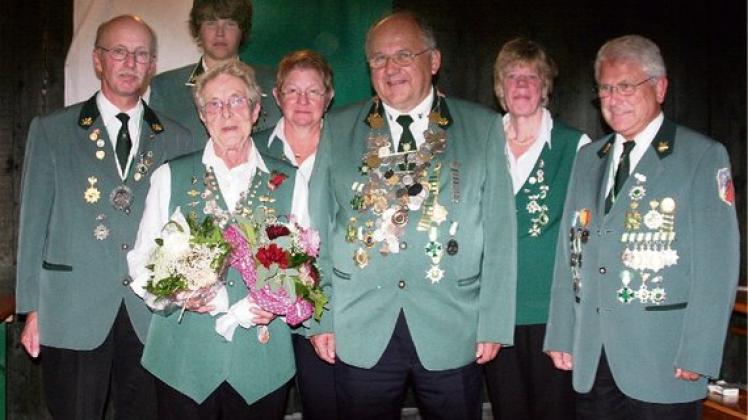 Königshaus in Damp auf dem Thron