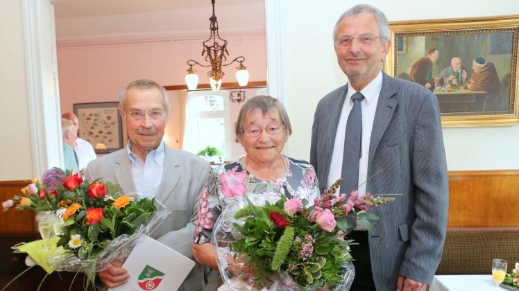 Helga Kniephof und Günter Frenzel sind die allerersten Ehrengemei