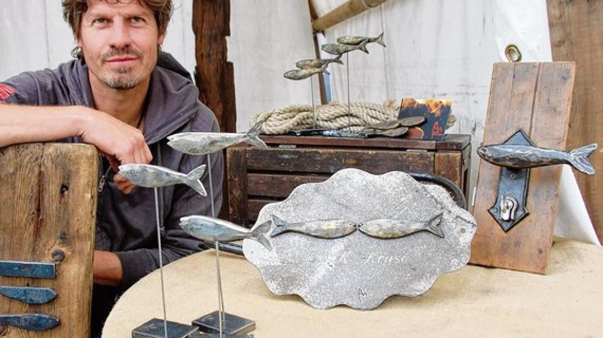 Ein Fisch wird gefeiert