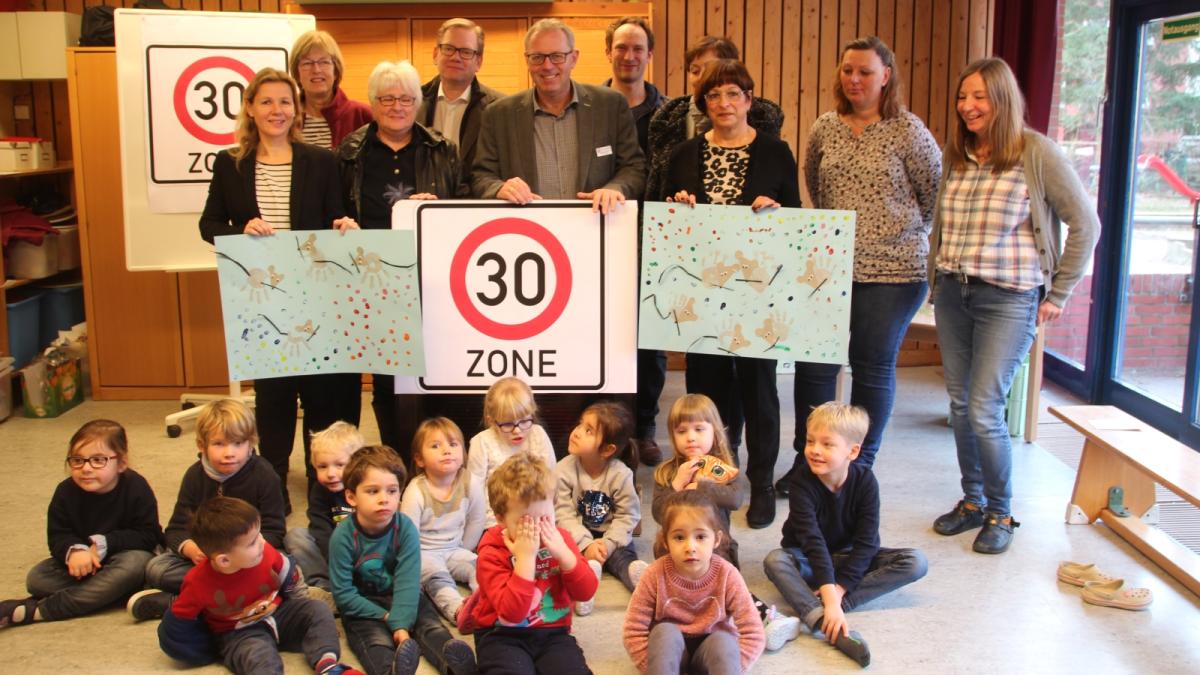 Runter vom Gas vor der Kita in der Wedeler Hafenstraße