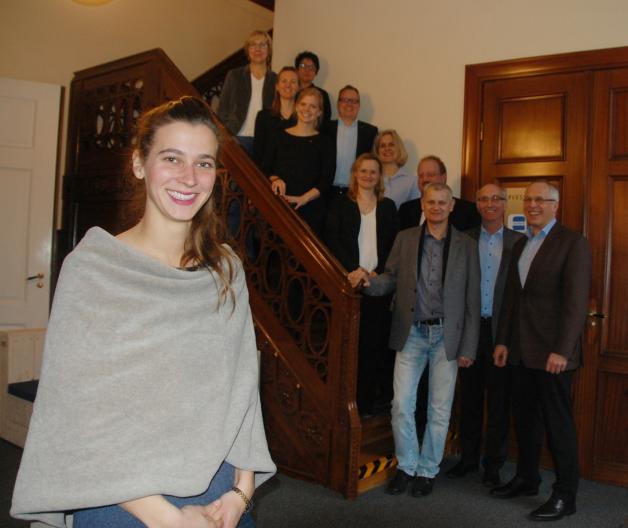 Werbung fürs Hierbleiben