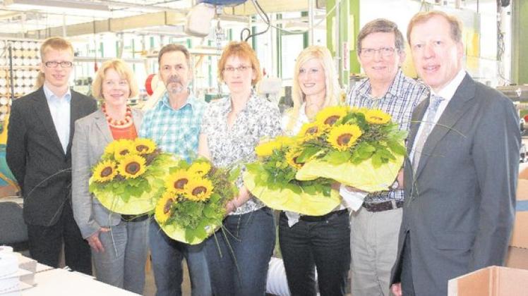 Sie haben ihre Firma auf Kurs gehalten