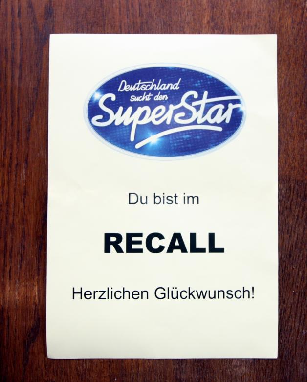 Deutschland-Recall: Der Traum vom Superstar geht weiter