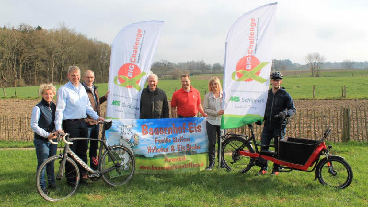 Radfahren für Kampf gegen Krebs