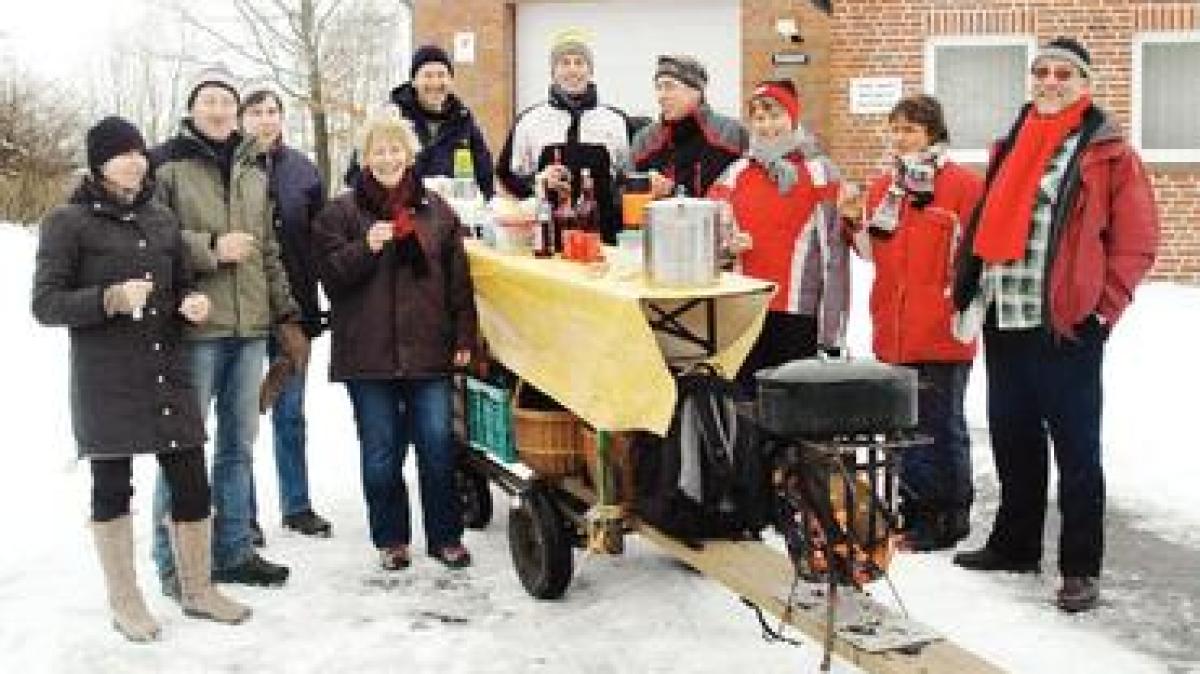 Mit Feuerkorb auf Boßel-Tour durch Grönland