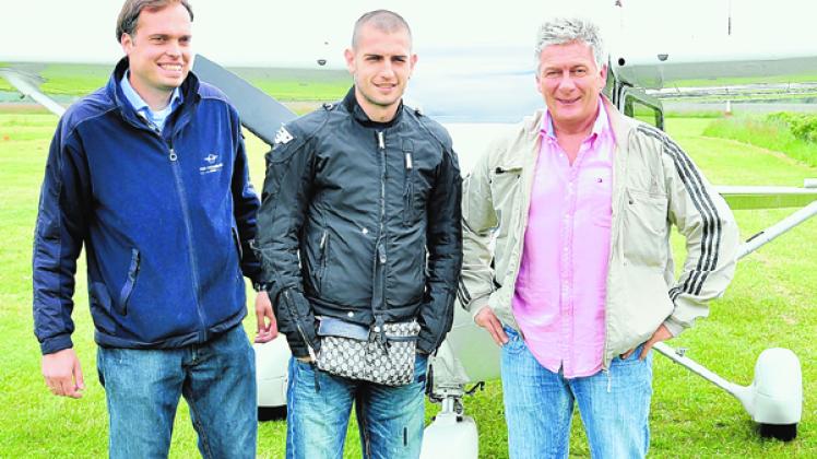 HSV-Fußball-Profis heben von Heist aus ab