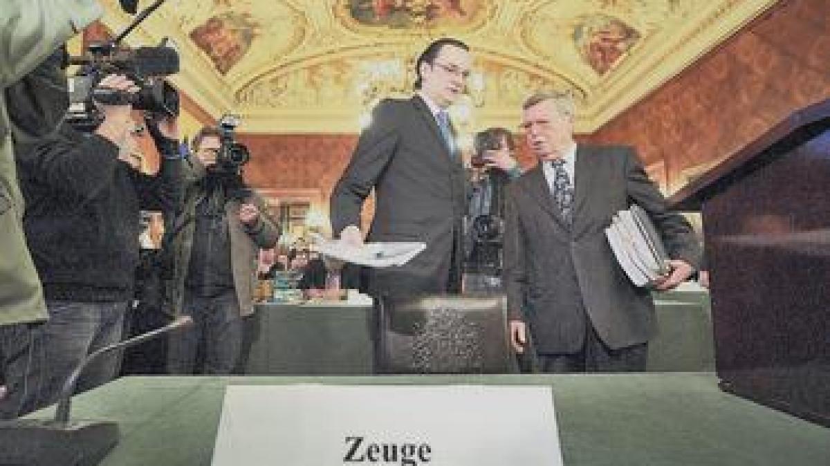 "Ich bedaure außerordentlich..."