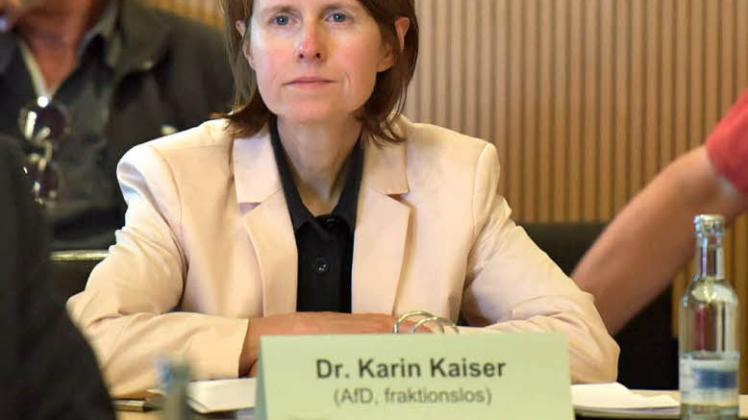 AfD-Fraktion trennt sich von Karin Kaiser