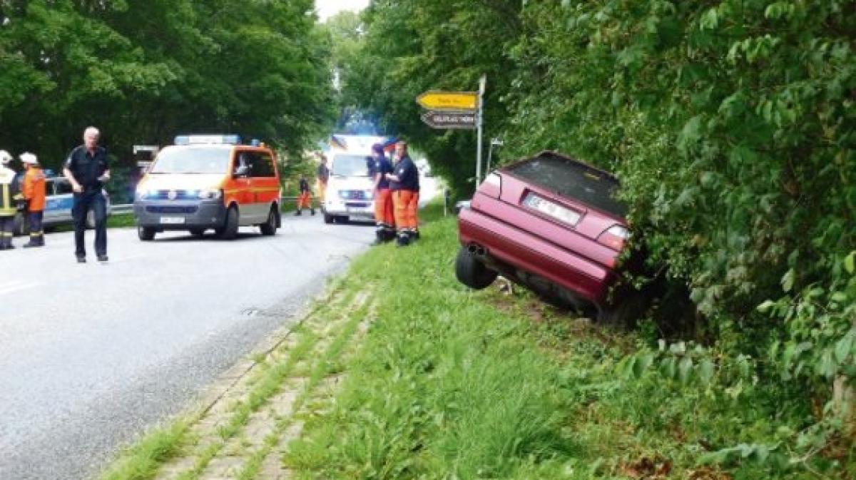 Spektakulärer "Golf"-Unfall