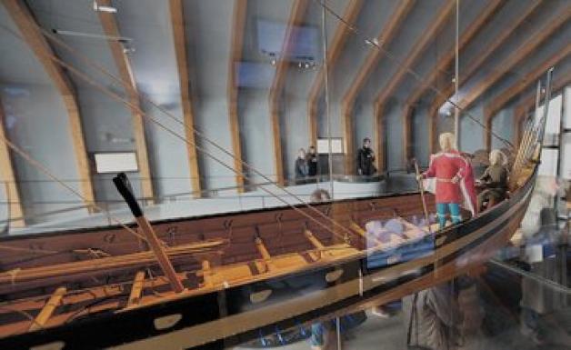 Erste Blicke ins neue Wikingermuseum