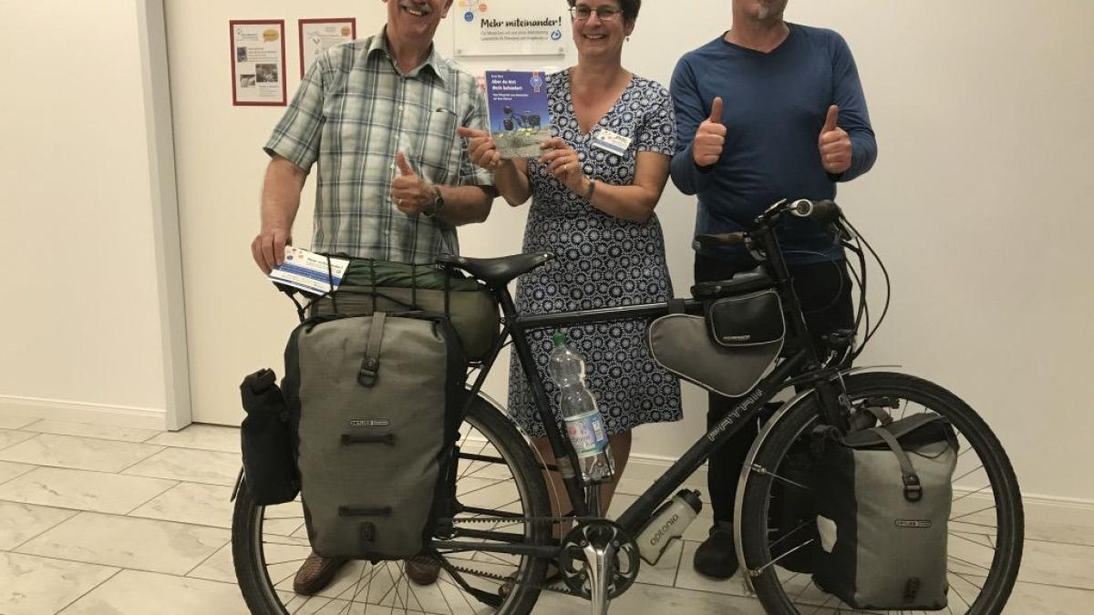 Globetrotter Sven Marx besucht Lebenshilfe