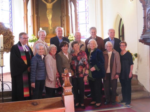 Diamantene Konfirmation in der Münsterdorfer Kirche