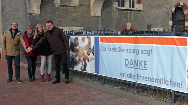 Sichtbares Dankeschön an das Ehrenamt