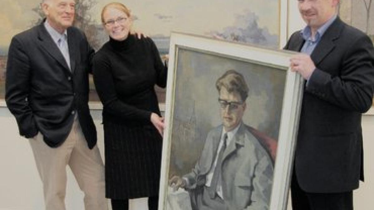 Als Portraitmaler war Karl Decker selten glücklich mit seinen