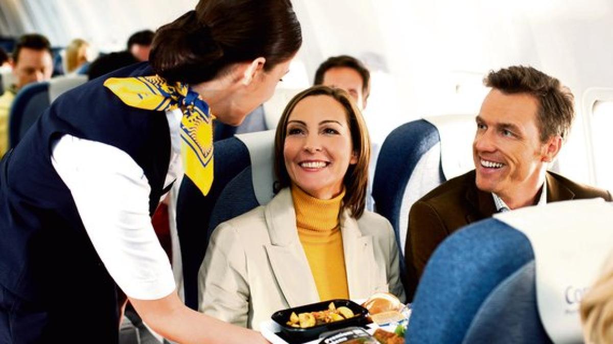 Was im Flieger aufs Tablett kommt