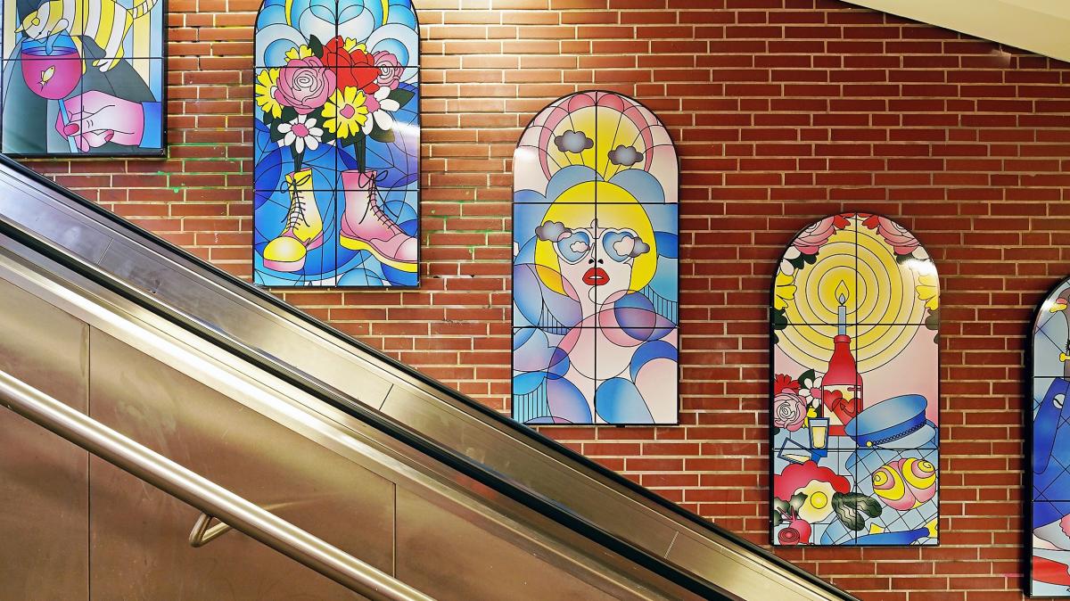 Bunt statt Beton: Deutsche Bahn peppt Bahnhöfe in Hamburg auf