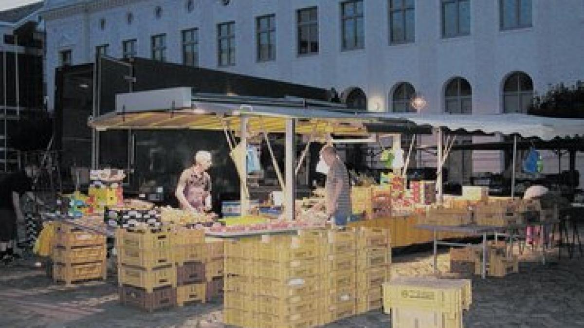 Wochenmarkt neu aufgestellt