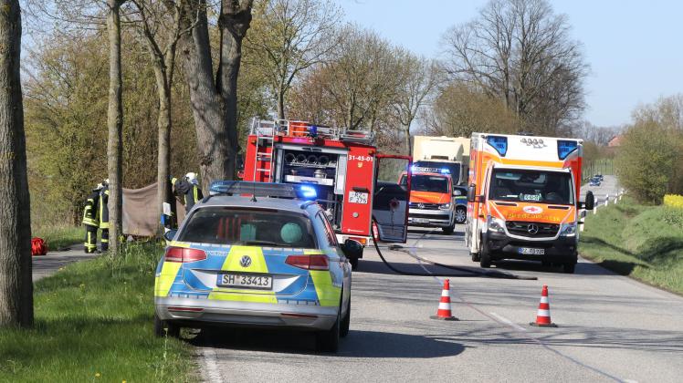 Tödlicher Unfall auf der B 207