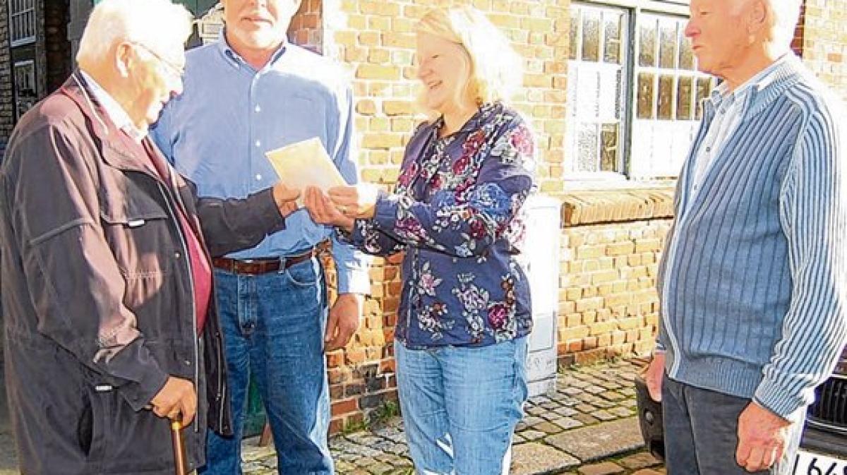 Kurt Schulz: 1660 Euro für die Alte Fischräucherei