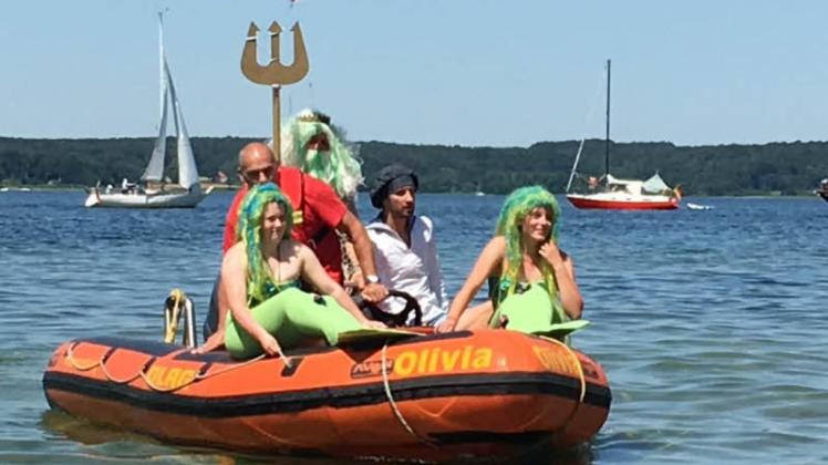 Neptun-Taufe für junge Retter