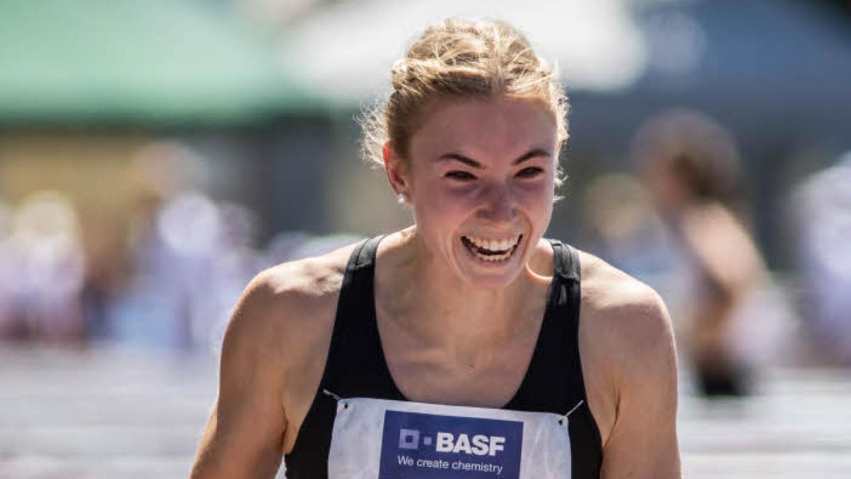 Anna Jablonski sprintet zur EM