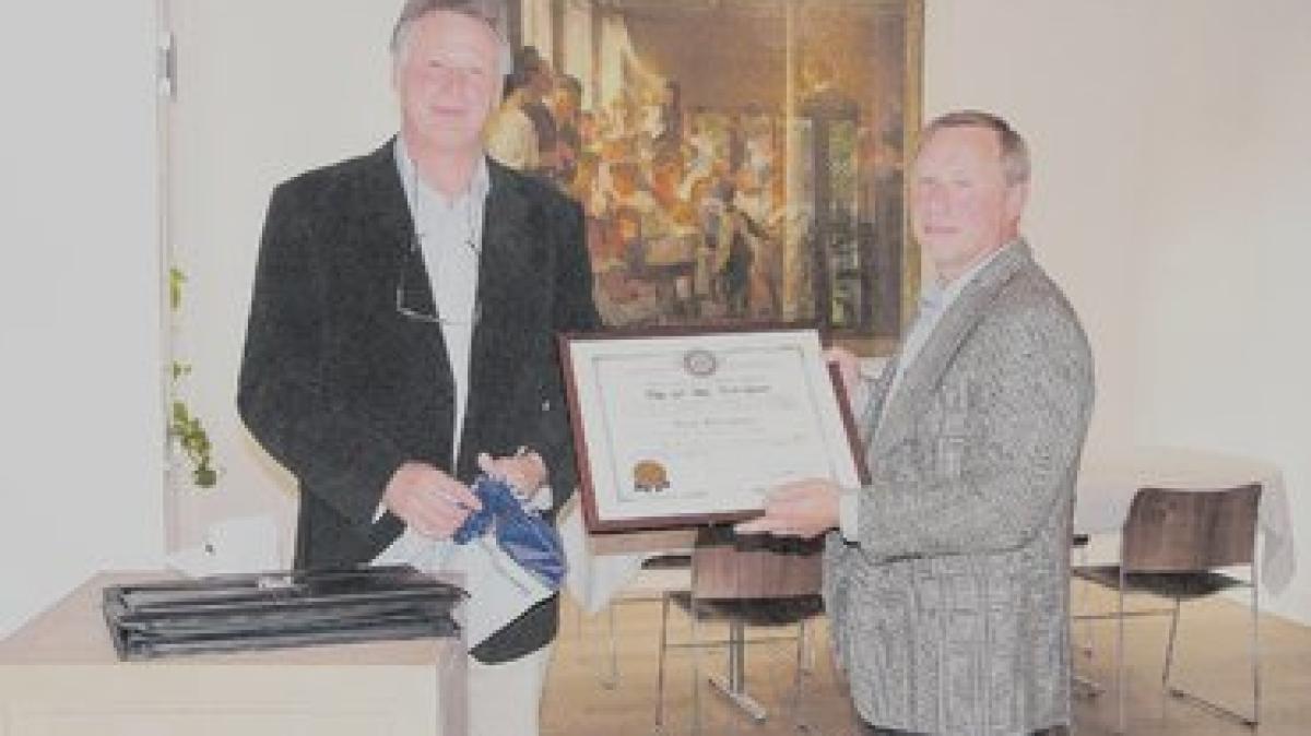 Michael Knust an der Spitze der Rotarier