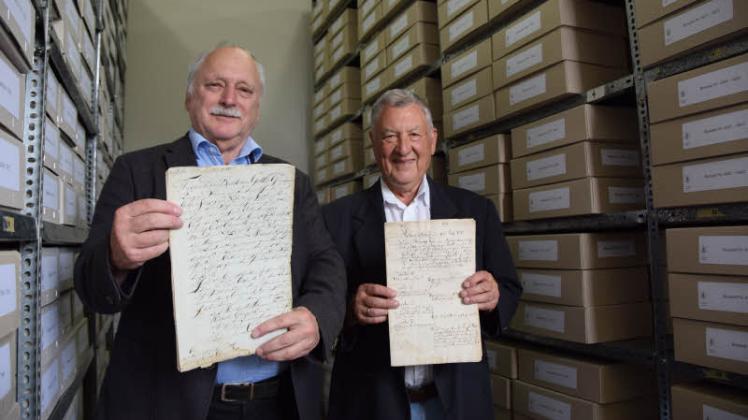 Strafakten aus der Vergangenheit