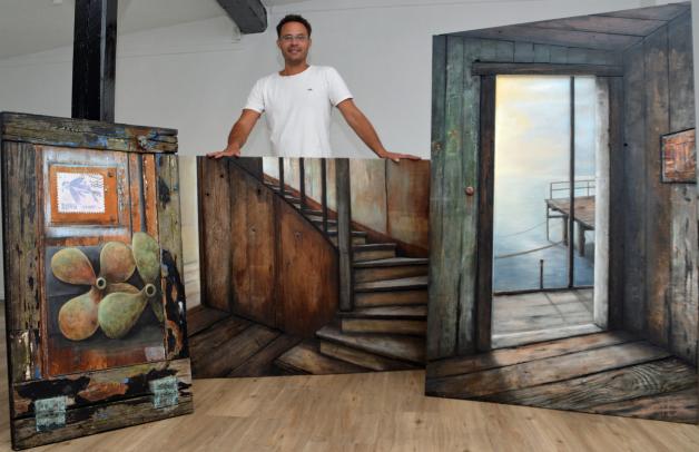 Martin Grembowicz stellt bei Marzipan im Hof aus