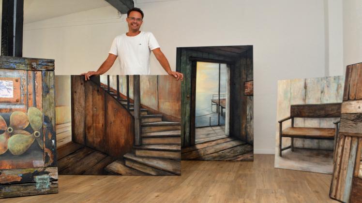 Martin Grembowicz stellt bei Marzipan im Hof aus