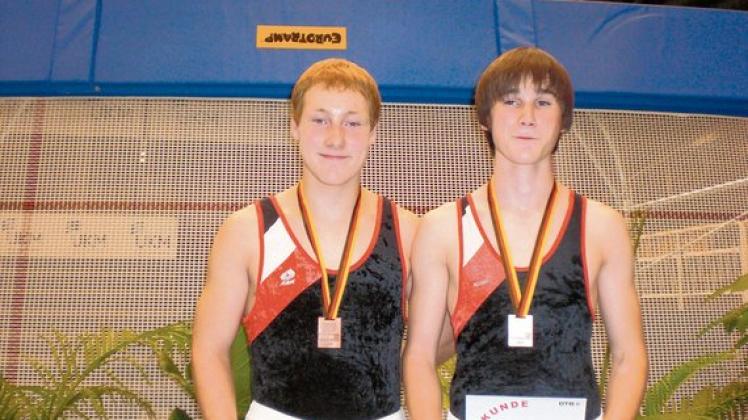 Trampolin-DM: Andresens Bronze im Duo