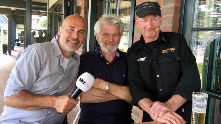 Kultige Motorfans talken im Ostsee Resort Damp