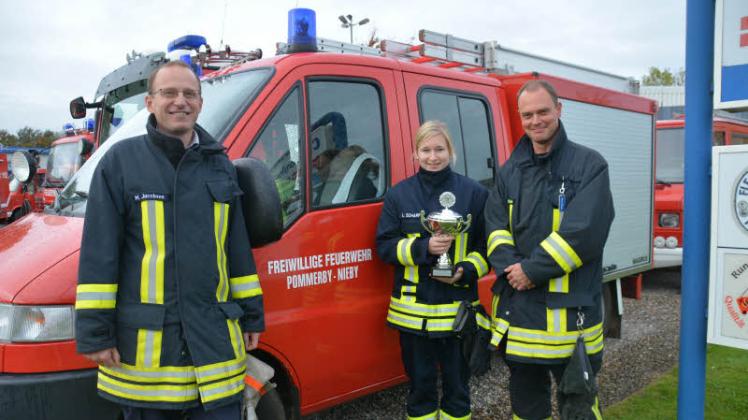 Team der Freiwilligen Feuerwehr Pommerby-Nieby gewinnt