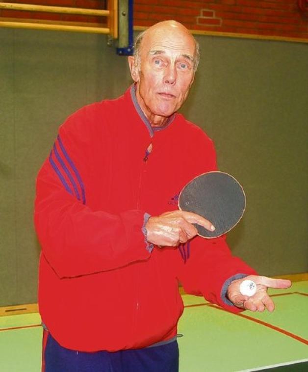 Hans-Heinrich Hanke mit 70 Jahren an der Platte