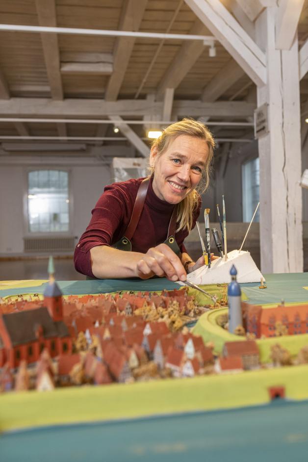 Kleine Stadt: Häftling Gustav Hiller baute Rendsburg im Modell