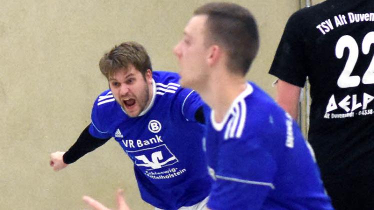 Daniel Ewert rettet dem Büdelsdorfer TSV einen Punkt