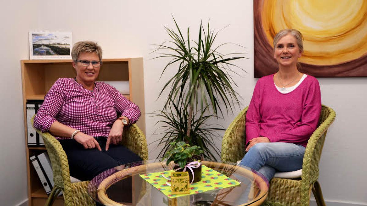 Martina Bachmann und Sabine Nielsen betreuen Kinder krebskranker