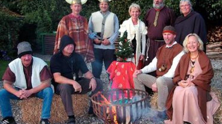 Weihnachtsfeier mitten im Sommer