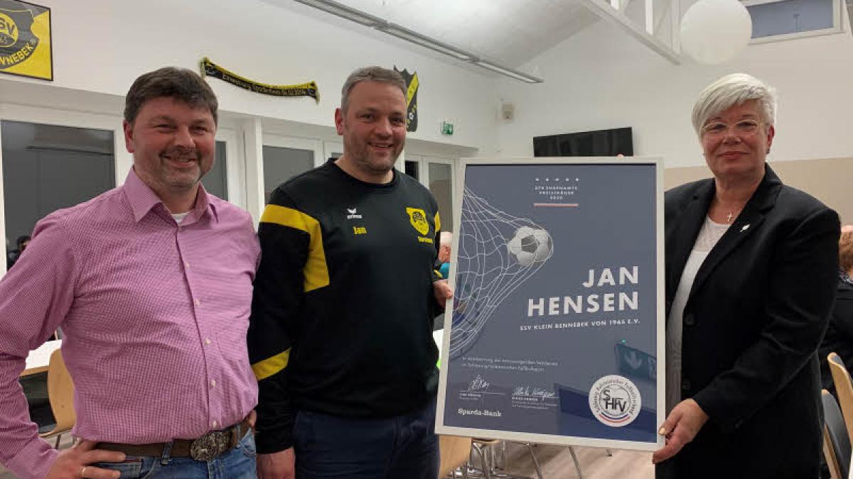 Jan Hensen bekommt DFB-Ehrenamtspreis
