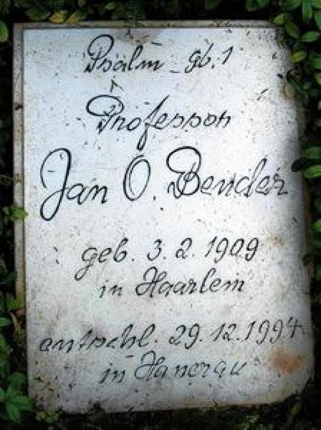 Erinnerungen an den Musiker Jan Bender