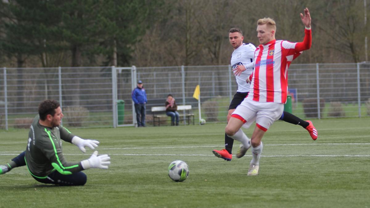 Kevin Hübner trifft zwei Mal