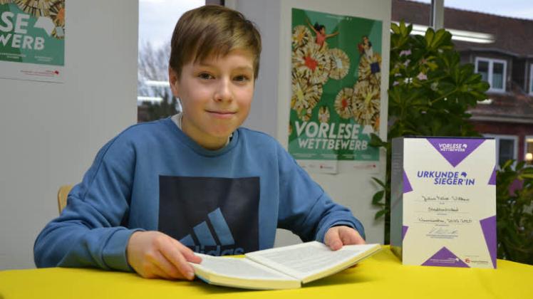 Julius Felix Wilkens hatte beim Stadtentscheid in Neumünster knap
