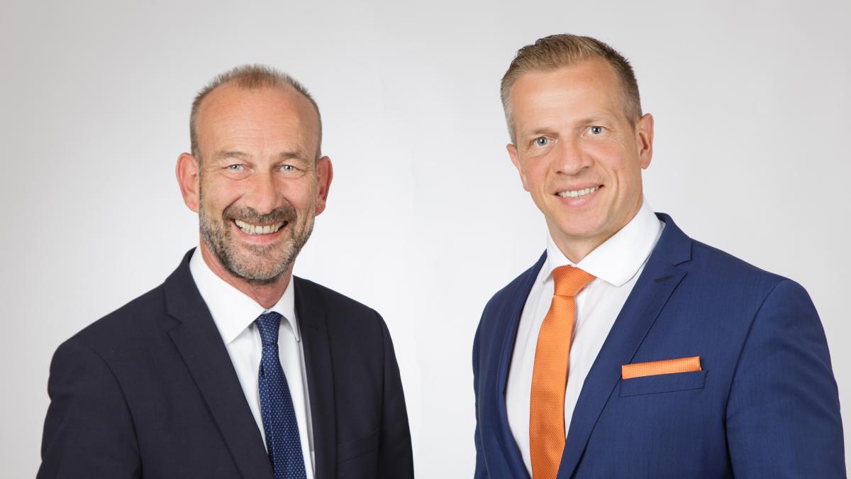 Bürgervorsteher Martin Kindl und Bürgermeister Uwe Schmitz zu Cor