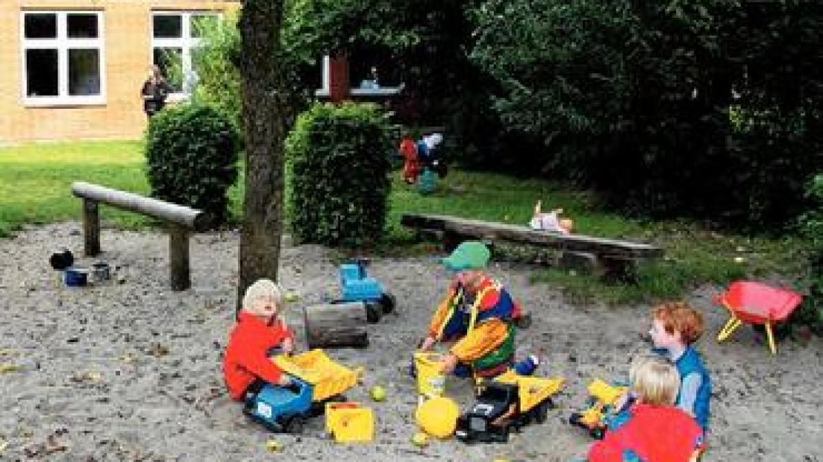 Kindergarten frisch herausgeputzt