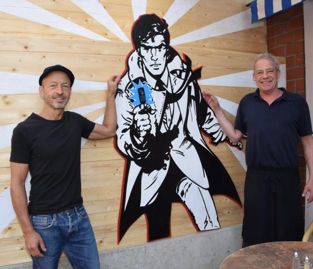 Streetart von Sebastian Pflug wird in Helgoländer Bunker-Ausstell