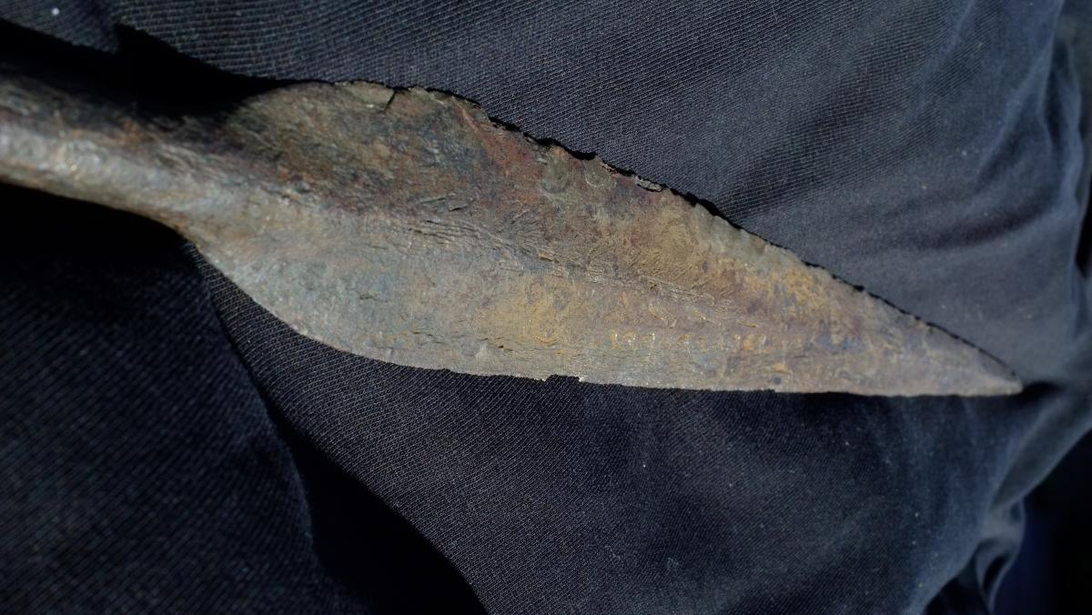 Die Lanze von Lühesand: Vor 1500 Jahren in der Elbe versenkt