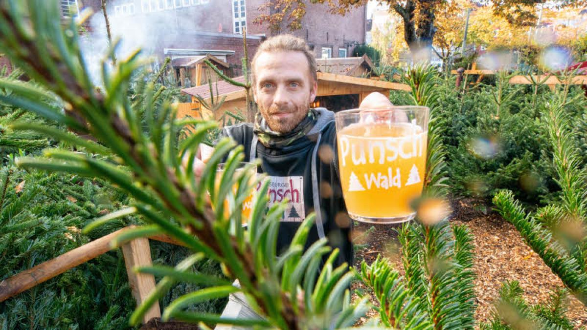 Der Flensburger Punschwald öffnet am Samstag – für einen Tag