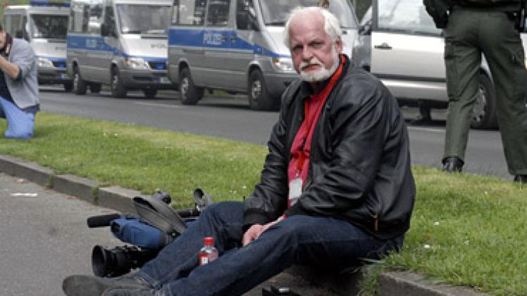 shz.de-Reporter Peter Wüst angegriffen