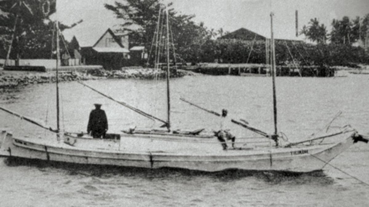 Johannes Claus Voss: Mit dem Einbaum übers Meer