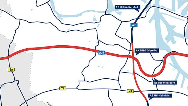 Neubau der A26 West schreitet voran: Jetzt kommt das neue Autobah