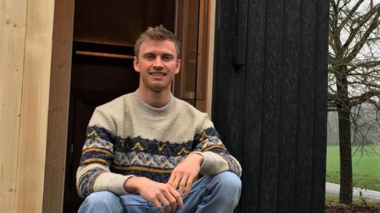 Georg Mentz vermietet eine mobile Sauna